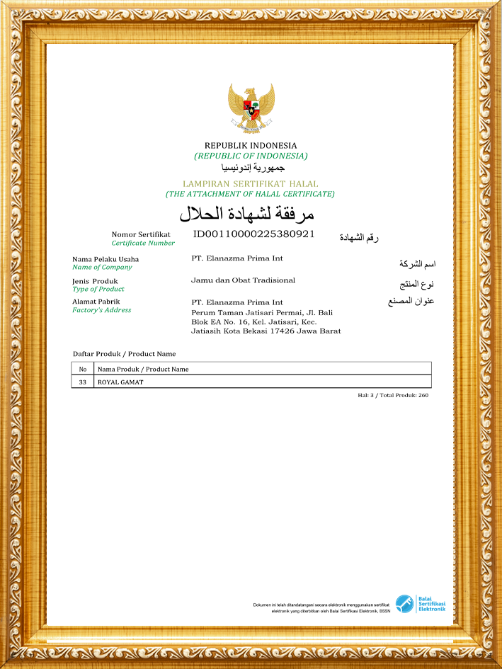 FP Royal Gamat BGR – Berkah Amanah